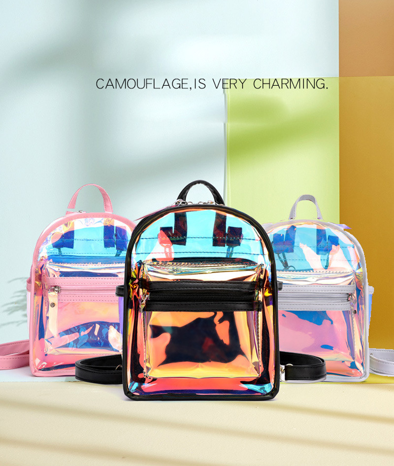 Wholesale Red Clear Backpack, Customizable - YC Making